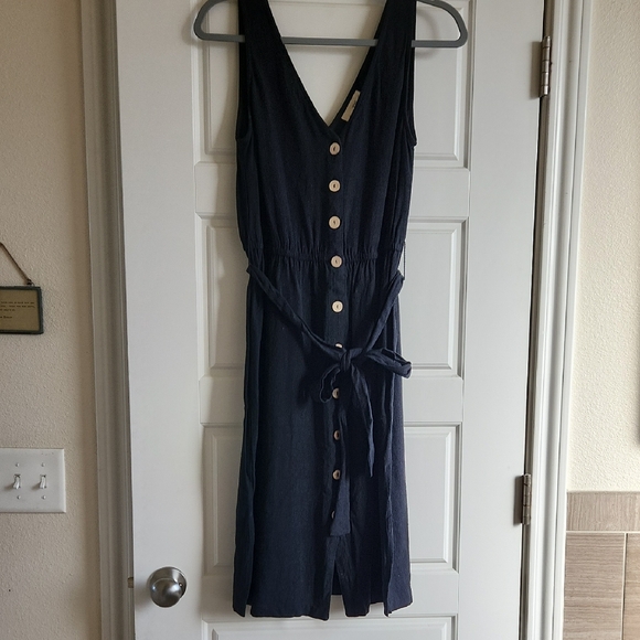 Universal Thread | Dresses | Universal Thread Navy Buttondown Midi ...